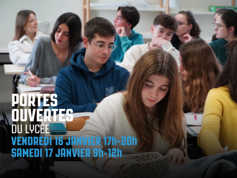 Portes ouvertes : réservez votre visite du Lycée Saint-Benoît ...